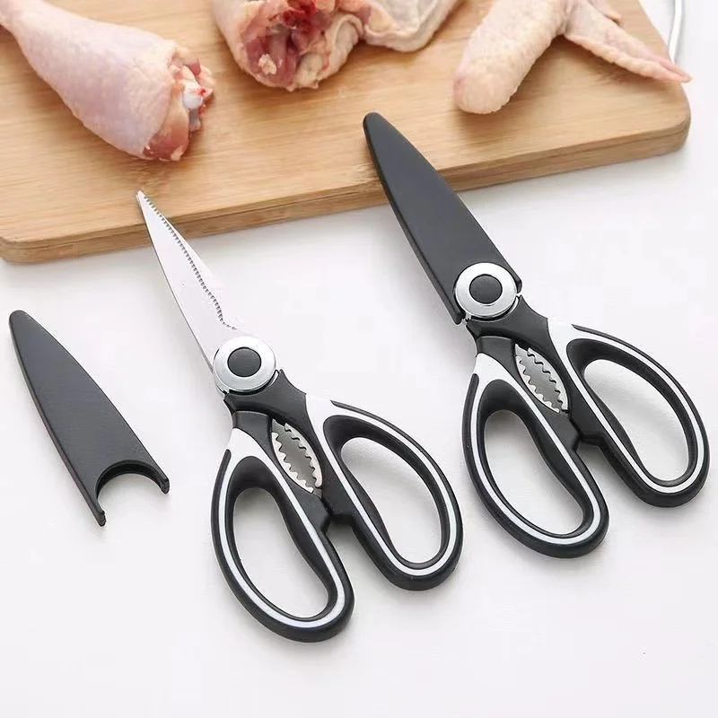 Stainless Steel Kitchen Scissors Bird Cutting Vegetable Meat Chicken ...