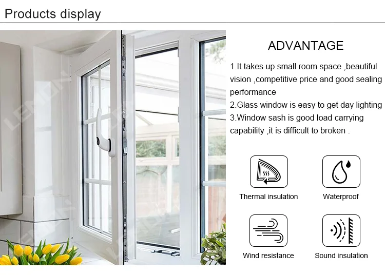 Foshan Factory House windows Double Glazed Pvc Window and Doors Upvc ...