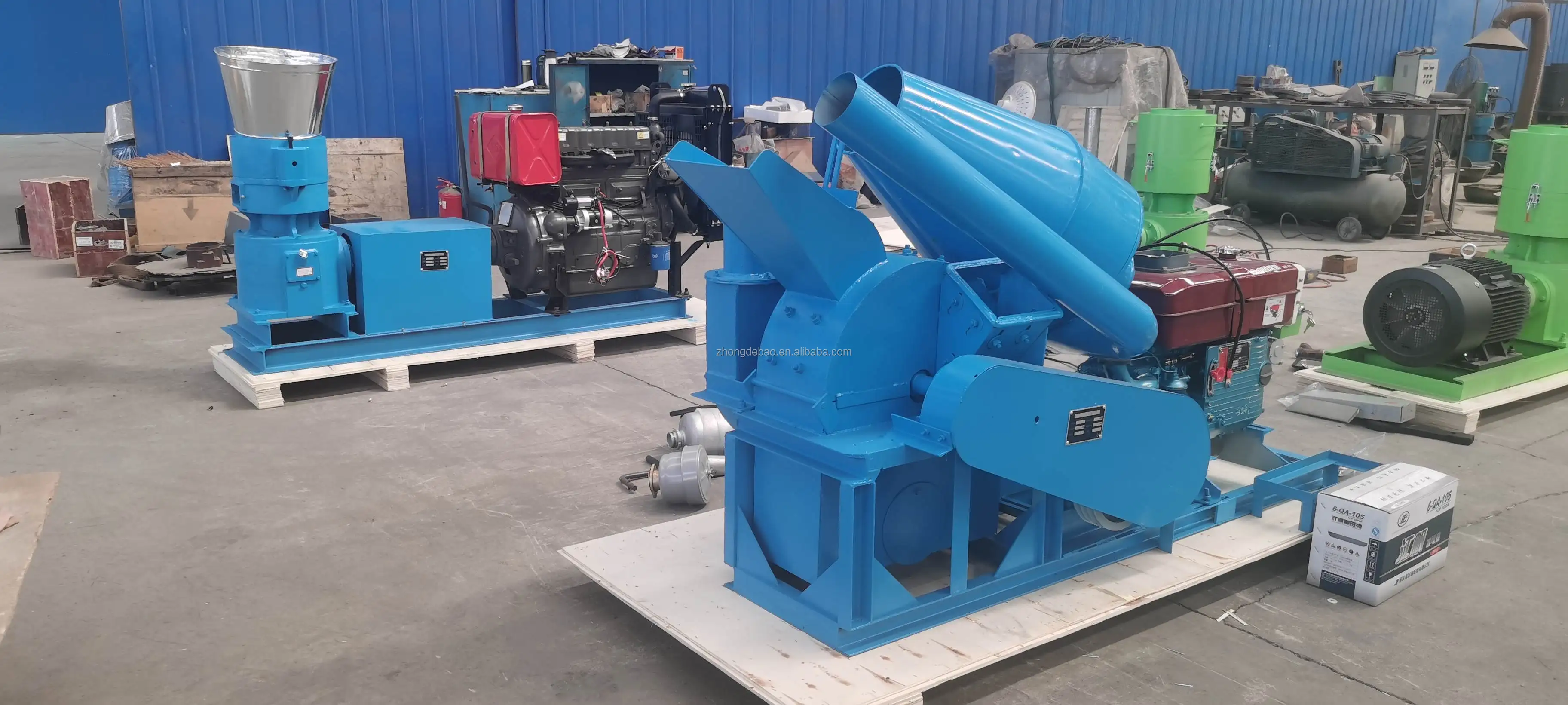 Muti-functional Waste Wood Crushing for Biomass Pellets