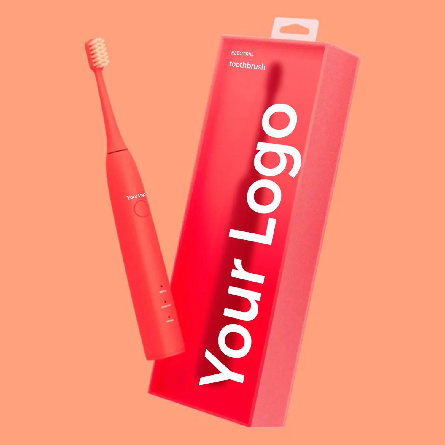 Different Colors Rechargeable Electric Toothbrush With Three Brushing ...