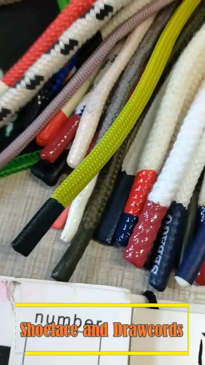 Wholesale Polyester Drawcords And Shoelaces Custom Logo Silicone ...