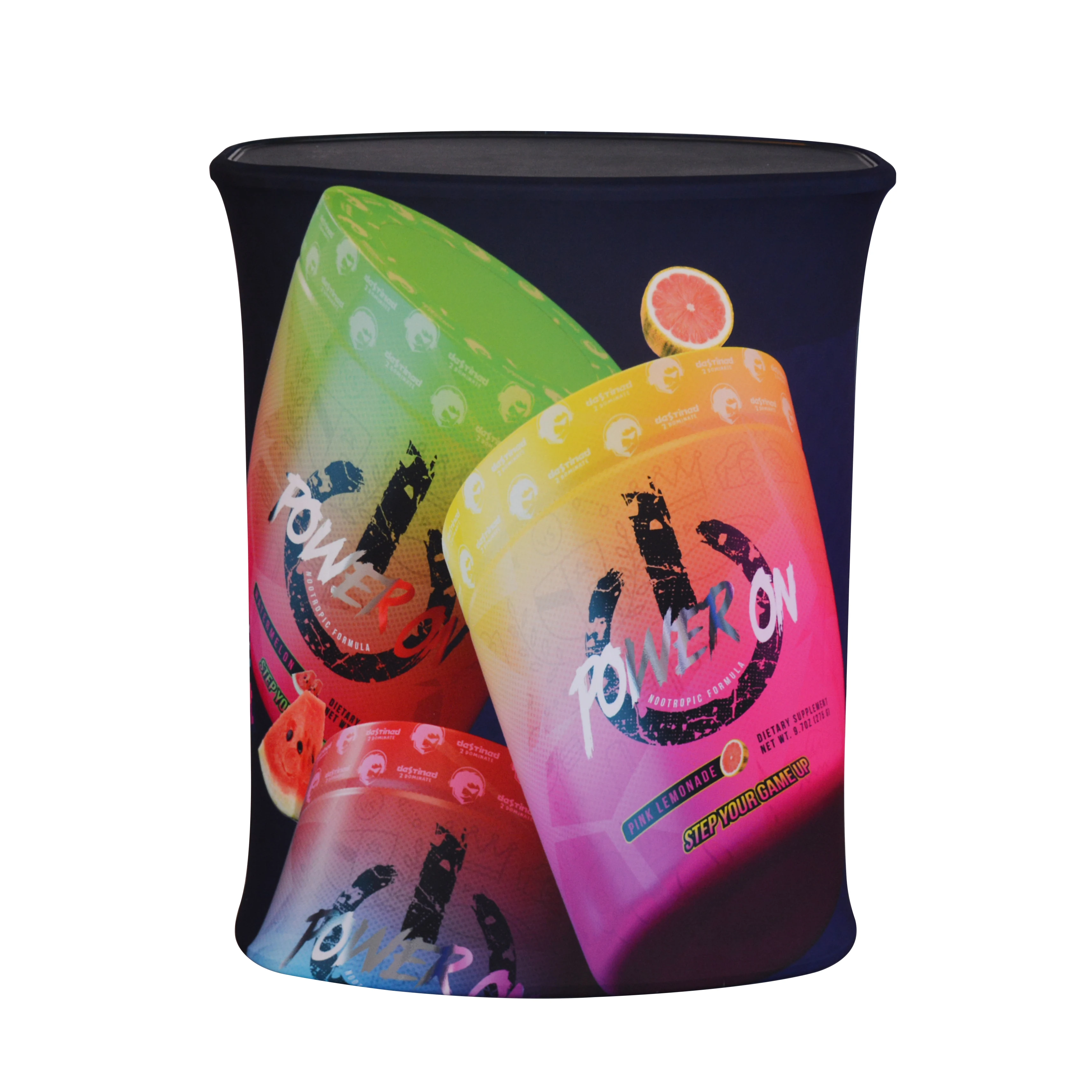 Straight form portable Pop Up Counter Folding Table pop up coffee table ...