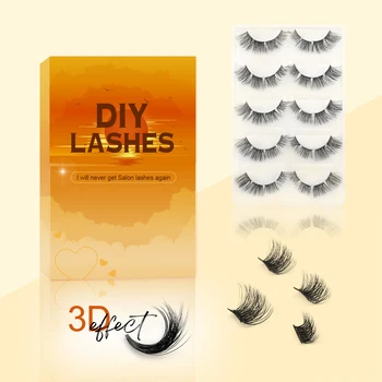 Lash Strips Cut Into Clusters Custom Lash Cluster Books Strip Eyelashes ...