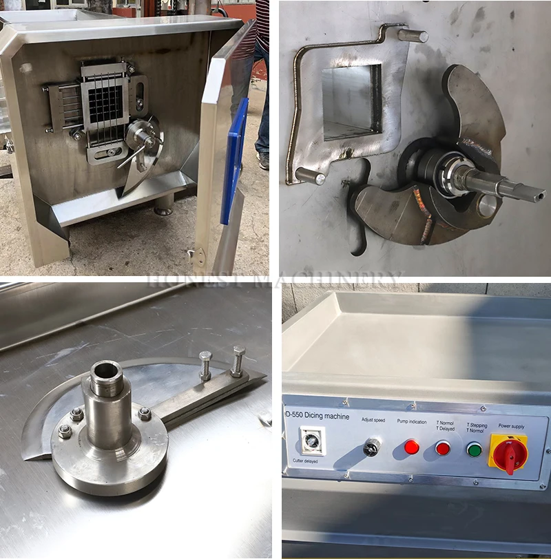 Advanced Structure Chicken Meat Dicer / Chicken Meat Cube Dicer ...