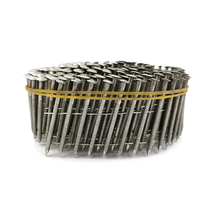 Screw Shank Generic Coil Siding Nail 15 Degree X.080 Coil Nails - Buy ...