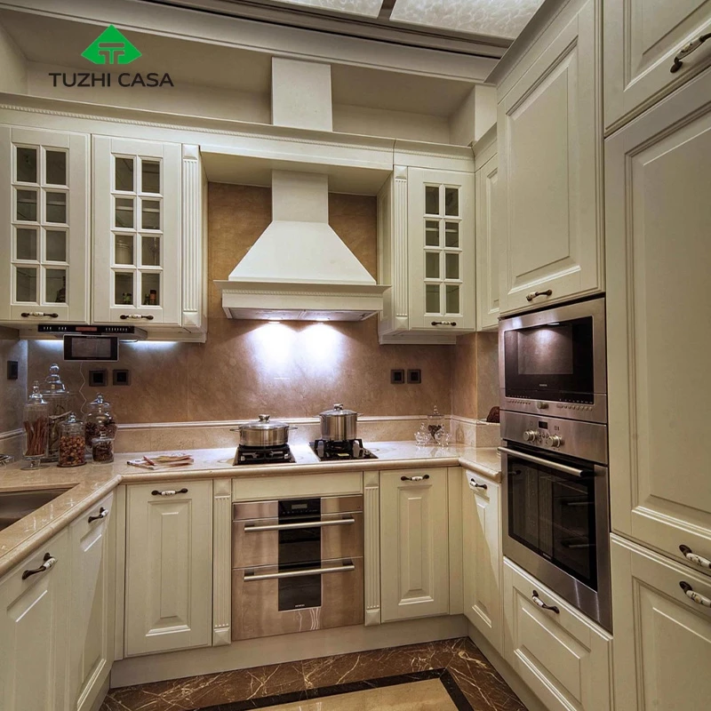 Tuzhi Casa Custom Maker Inset European White Pvc Wpc Oak Cabinetry ...