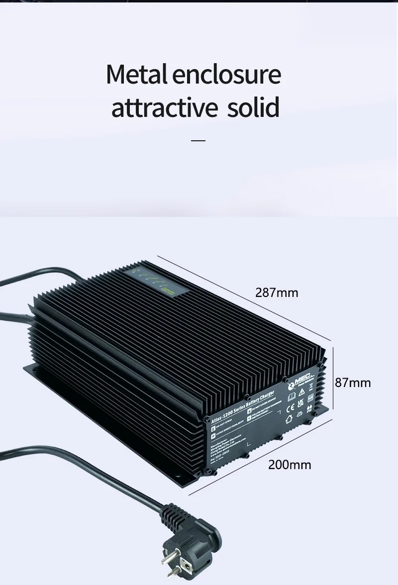 Atlas-1200 Waterproof Battery Charger Portable Car Battery Charger ...