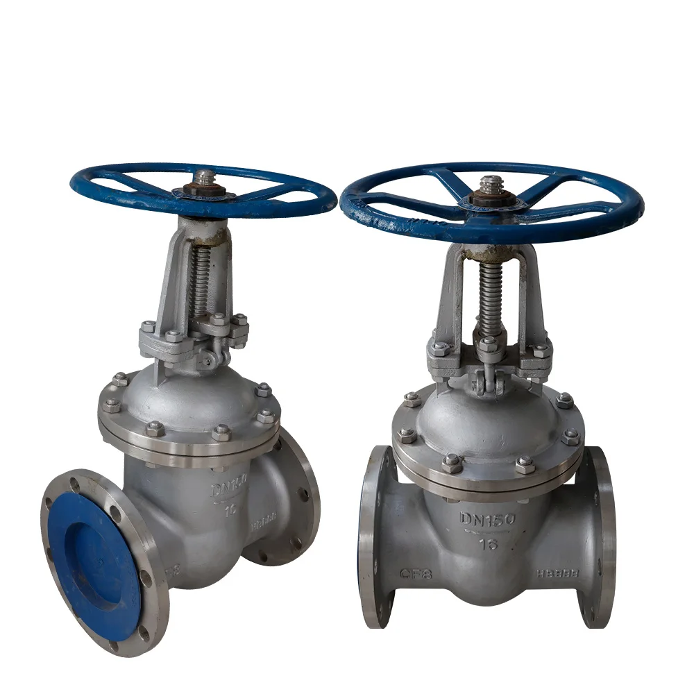 Stainless Steel Soft / Hard Seal Gate Valve Manual Power Locking Device ...