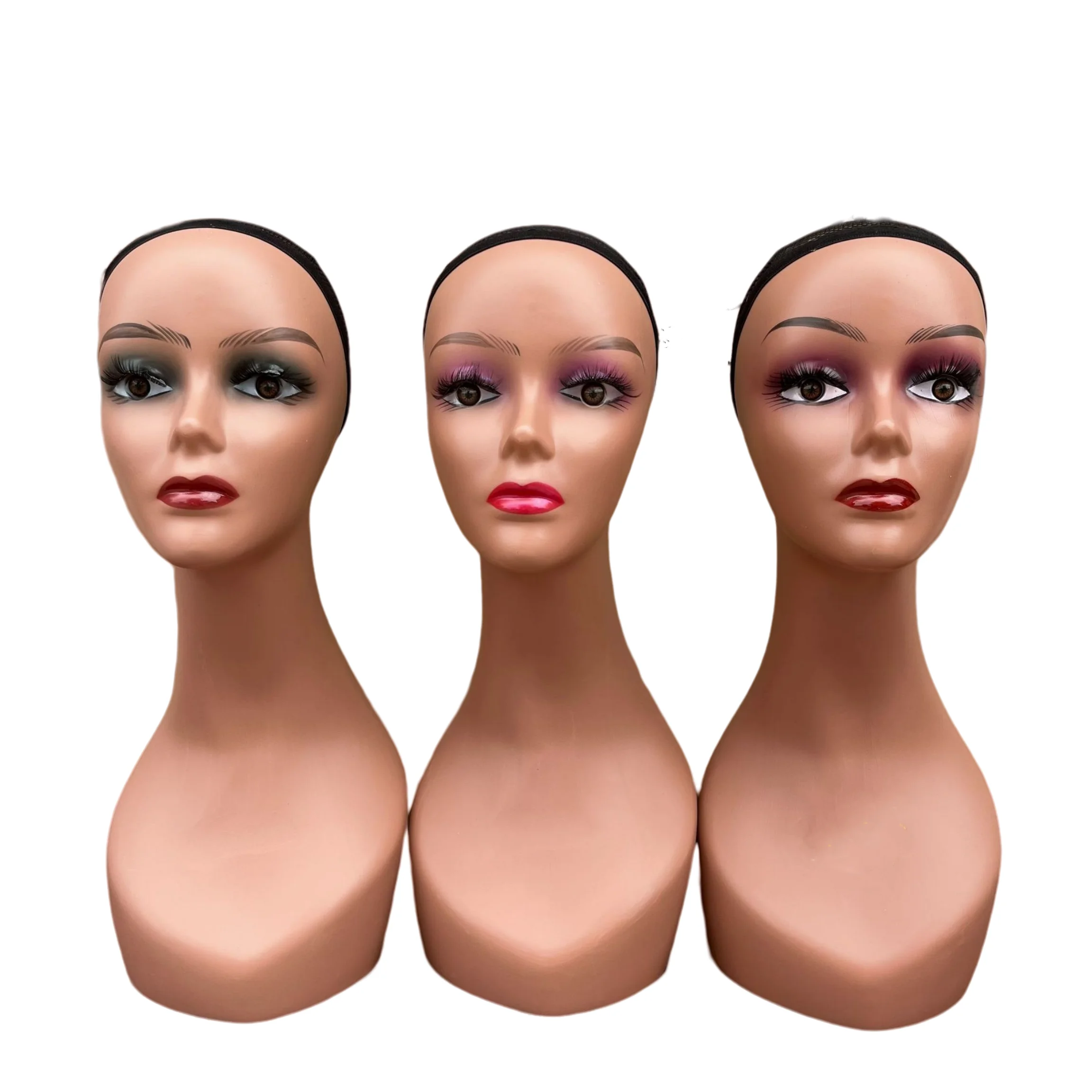 Props Model Head Female Stand Wig Display Mannequin Head Model Head for ...