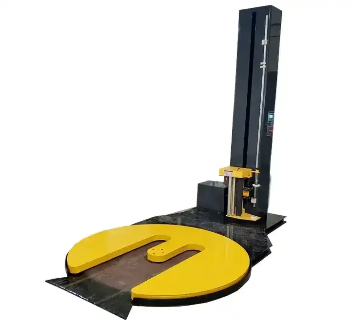 Pallet Wrapping Machine With Ramp Automatic Pallet Wrapper Machine ...