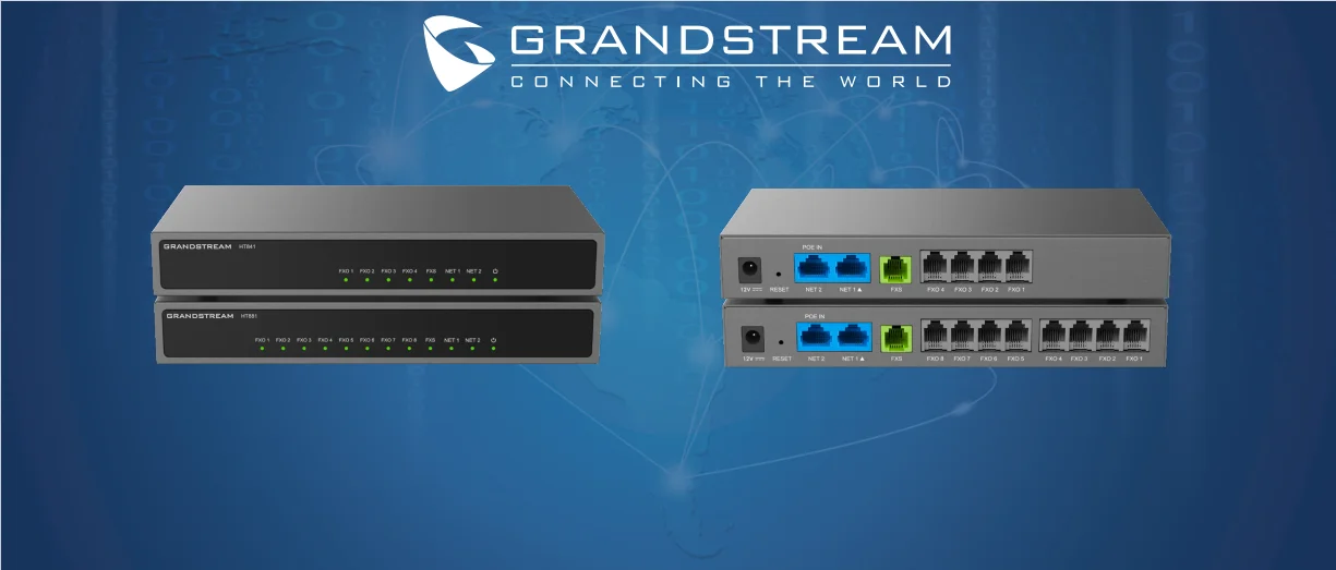 Analog FXO Gateway - Grandstream HT841/HT881 - 4/8 FXO Ports
