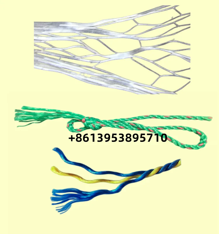 Marine Floating Split Film High Strength 6mm 3 Strand Twisted ...