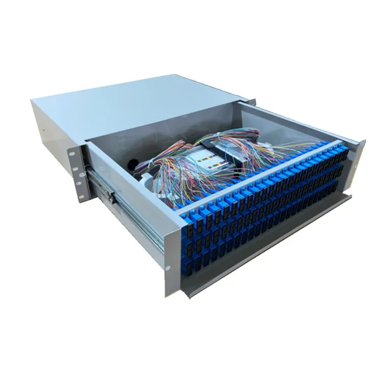 2u Fiber Optic Distribution Frame 48/72 Port Odf Patch Panel Fiber ...
