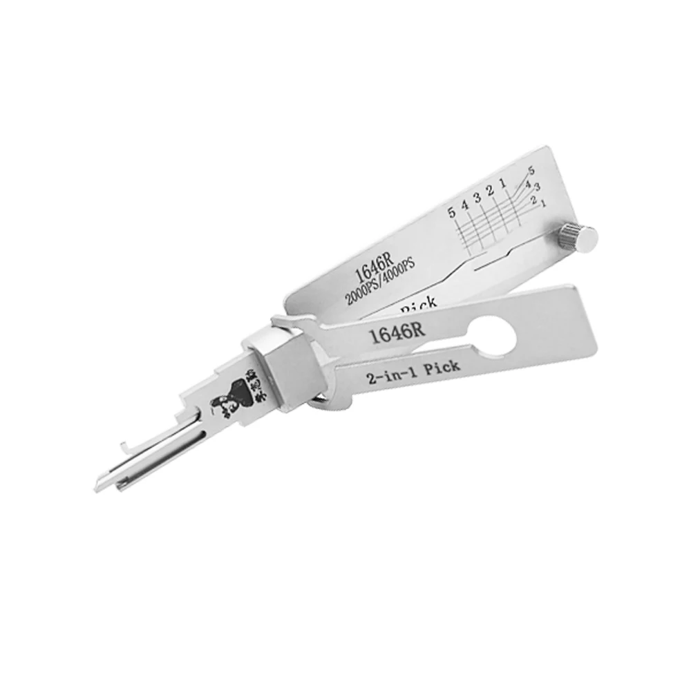 Genuine Lishi 2 in 1 Steel Decoder Pick Locksmith Tools Set Domestic ...