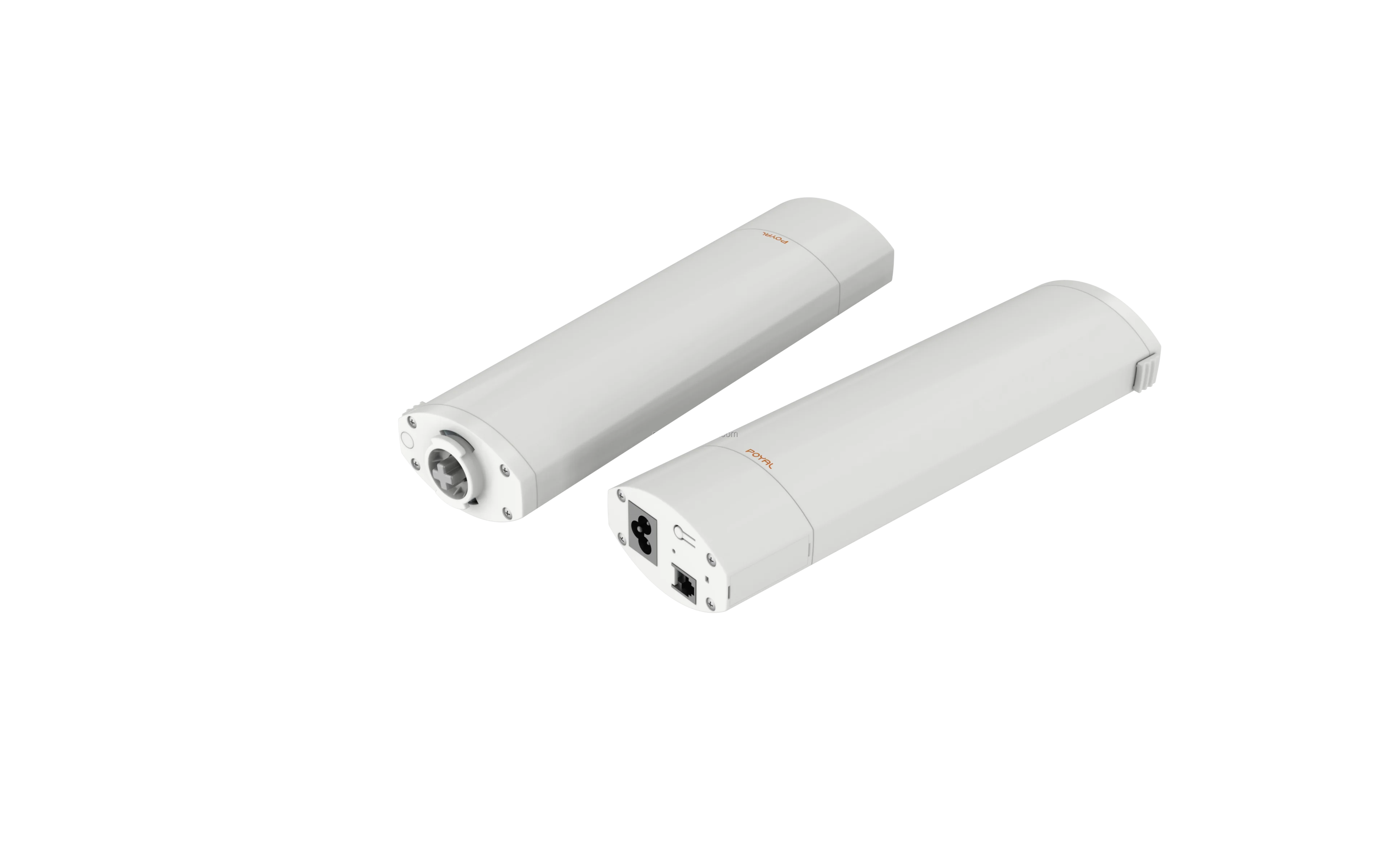 Poyal Motorized Smart Motor Double Ceiling Electric Curtain Track ...