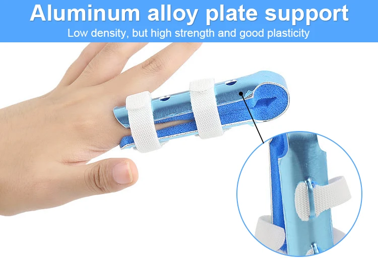 Orthopedic Medical Aluminum Foam Padded Finger Splint Brace Hand ...