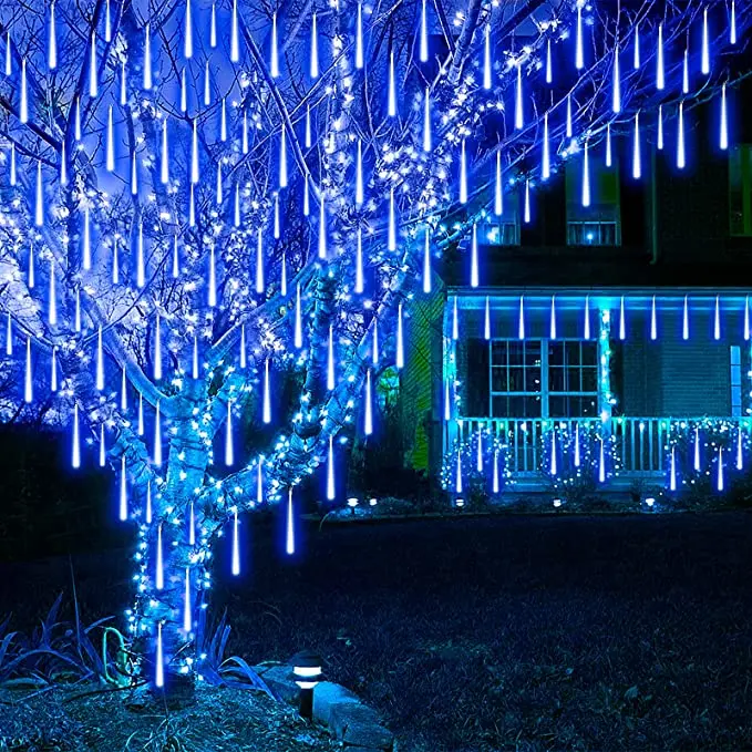 CE ROHS Waterproof Snowfall Effect Lights LED Drop Meteor Shower Rain ...