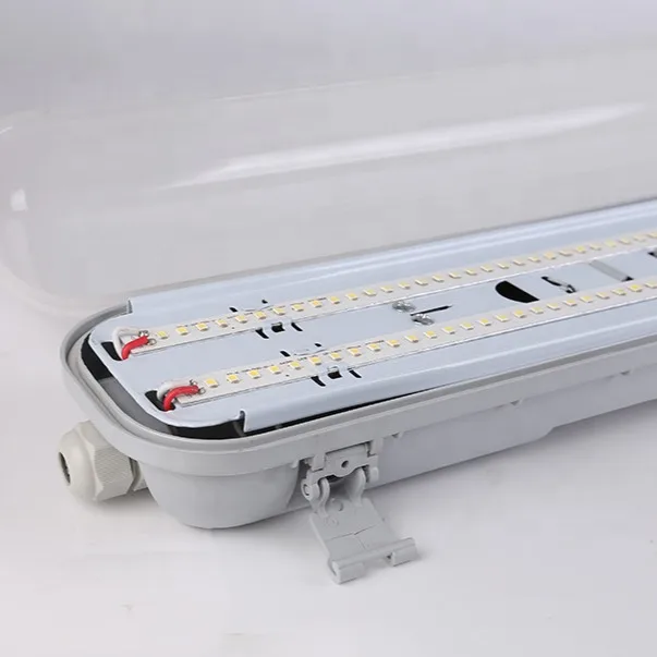 Ip65 Triproof Led Light Double 2x36w Plastic Pc 90 80 Office 120cm Led Lighting Technology Ac 85 ...