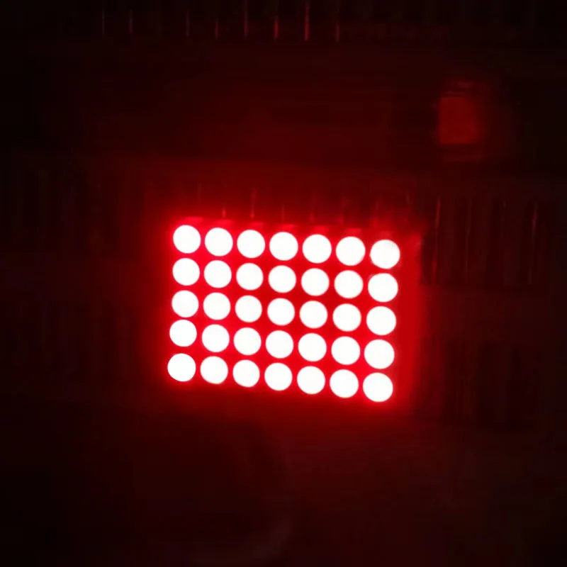 Led Matrix Ultra Bright Red 5x7 Led Dot Matrix - Buy 5x7 Led Dot Matrix ...