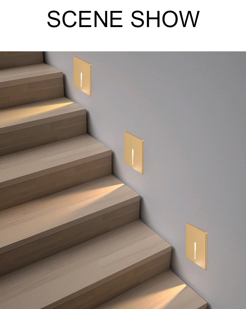 Modern Aluminum Waterproof Outdoor Wall Staircase Lamp for Corridor ...
