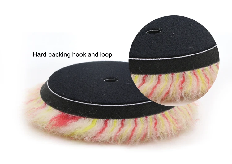 5"Red&White Cutting Wool Lambs Pad