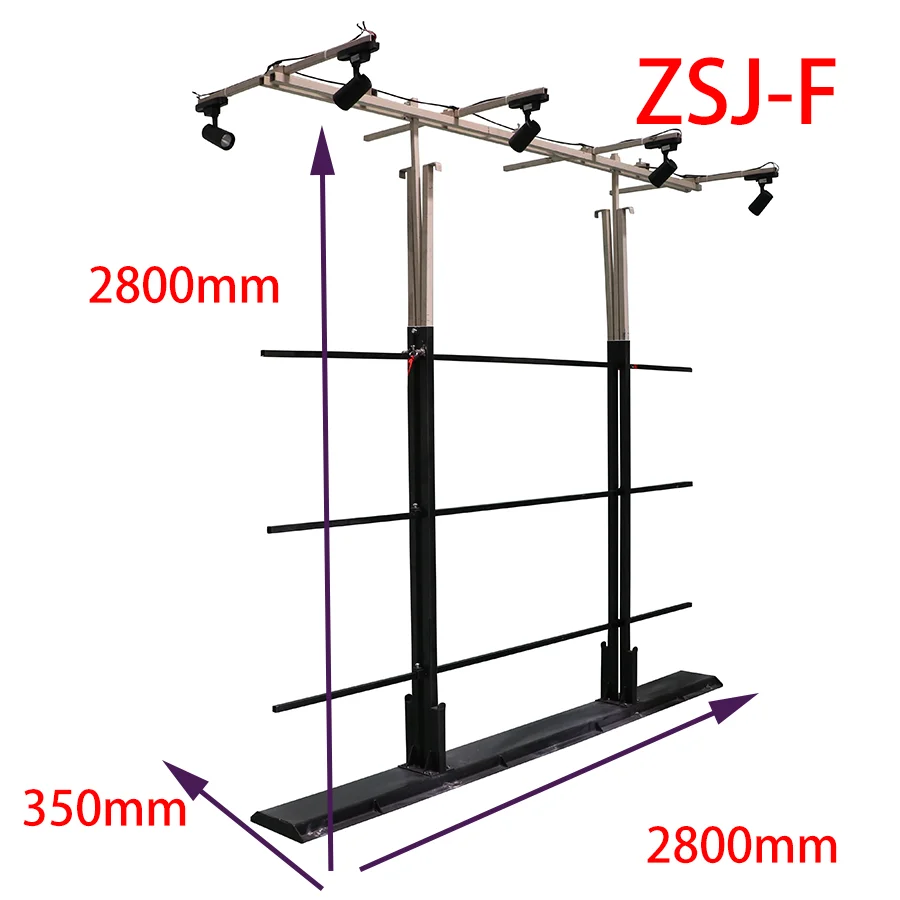 Speedone Display Rack Lock On The Floor With Light For Luxury Landscape ...