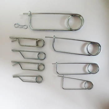 Zinc Plating Coiled Tension Safety Pin Wire Lynch Pins