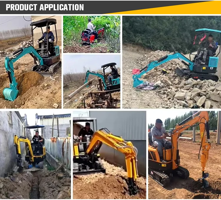 Mini Excavator 1.5 Ton Ce Euro5 Excavators Home Small Digger Chinese 1 ...