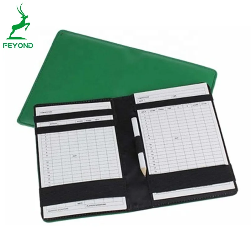 Luxury Yardage Book Cover Golf Scorecard Book Golf Journal Score Book ...