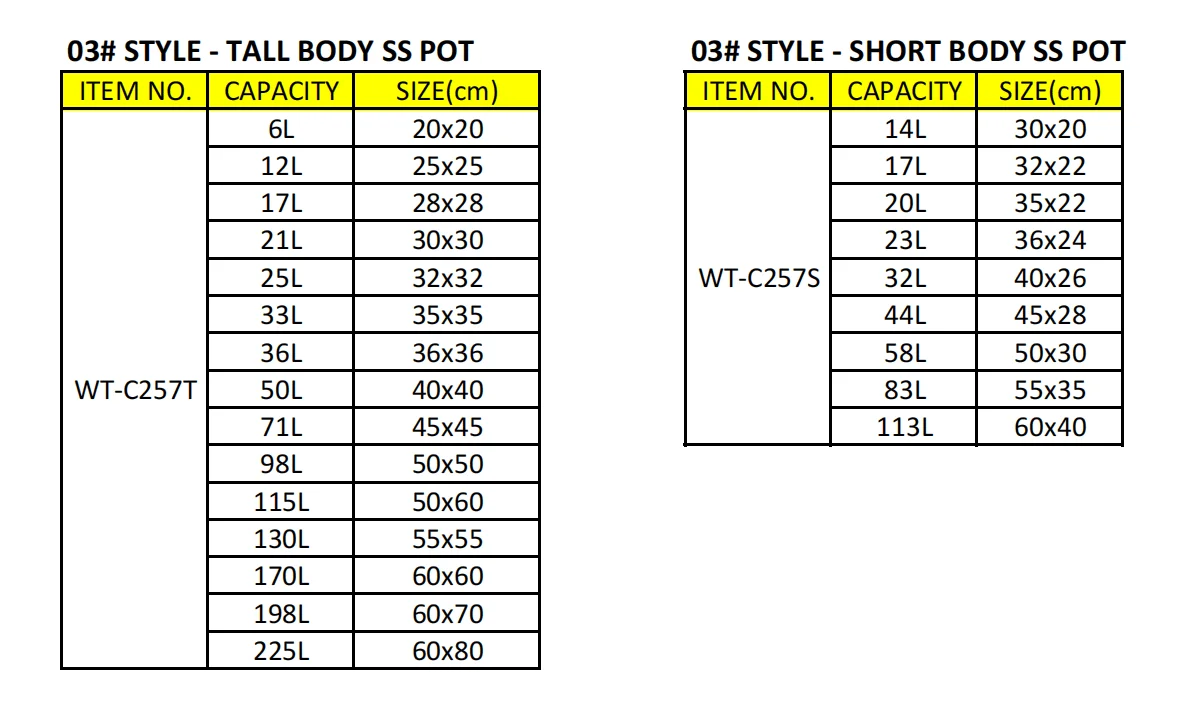 Stainless Steel Cooking Pot Set - Heavy-Duty Stockpots