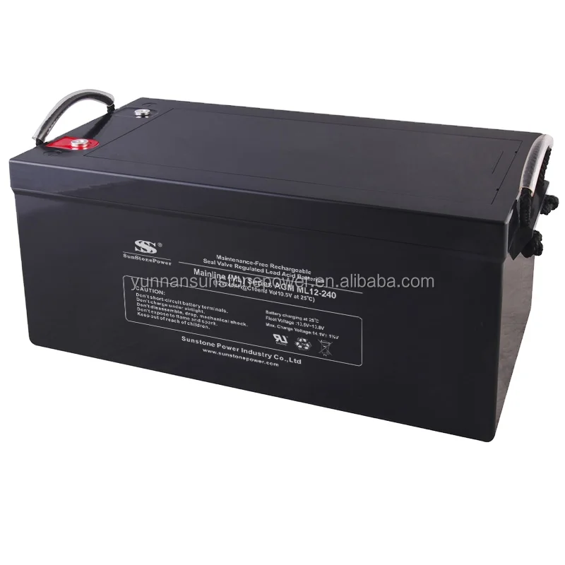 Sunstone Original Manufacture Batterie Solaire 12v 200ah Deep Cycle ...
