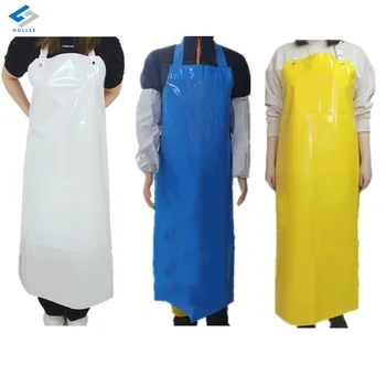 Tpu Apron Custom White Food Industry Butcher Apron Tpu Waterproof ...