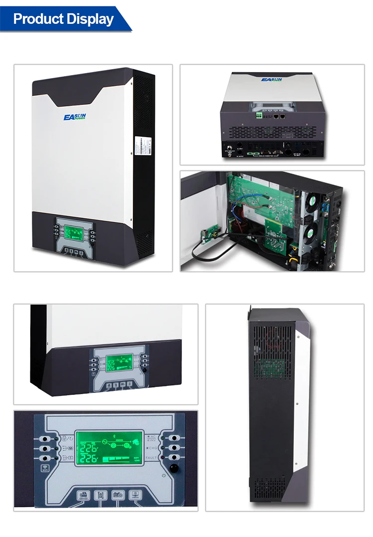 5000w Solar Inverter 500vdc Pv 80a Mppt Parallel Inverter 230v 48v Pure ...