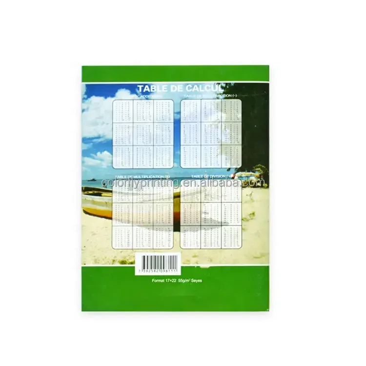 Colorful Softcover Exercise Book - Wholesale & Customization
