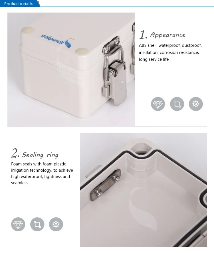 Saipwell Ds-ags-1212 125*125*100mm Ip67 Factory Price Waterproof Box ...