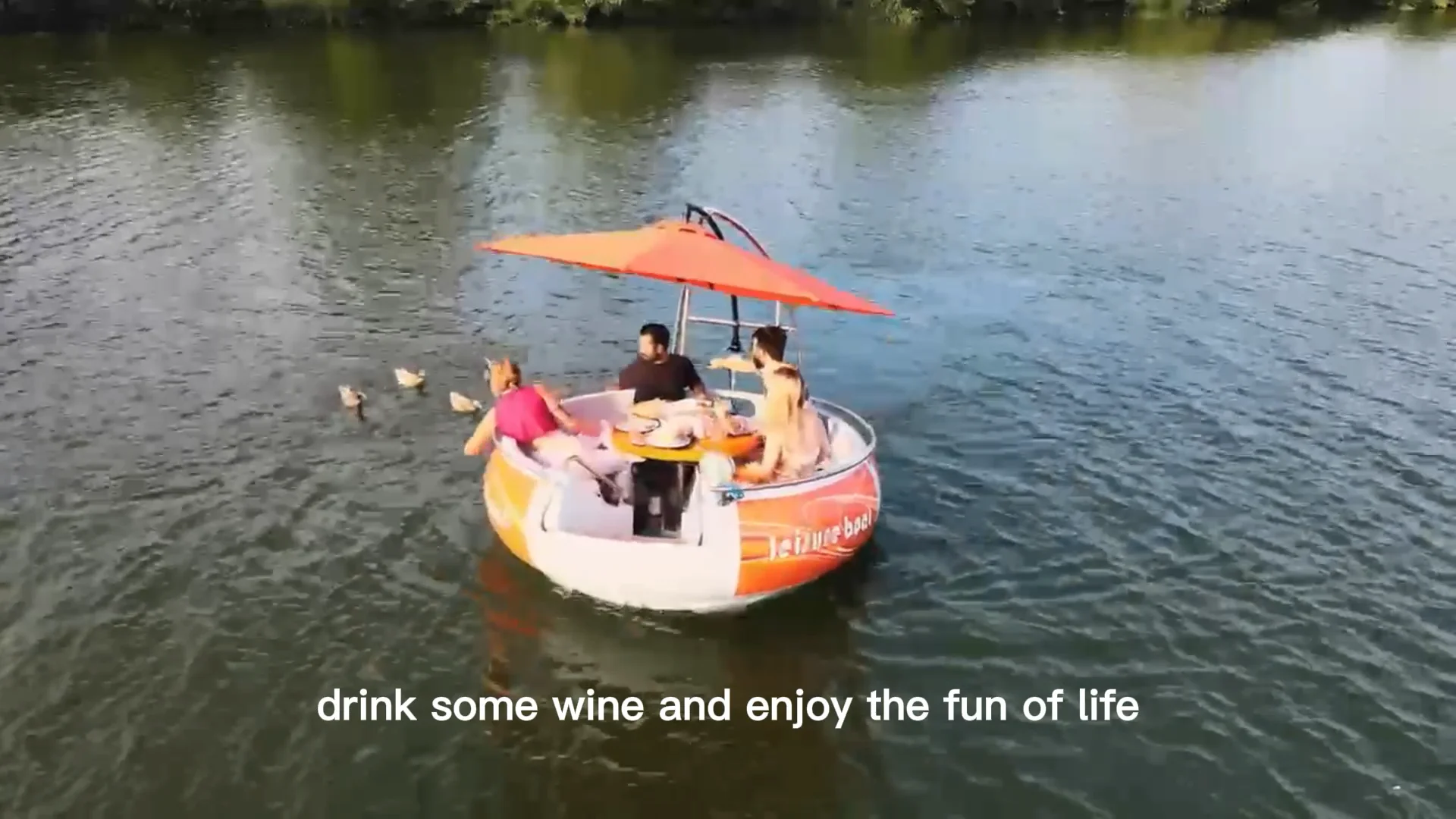 Direct Manufacturer Water Park Floating Restaurant Party Grill Leisure ...