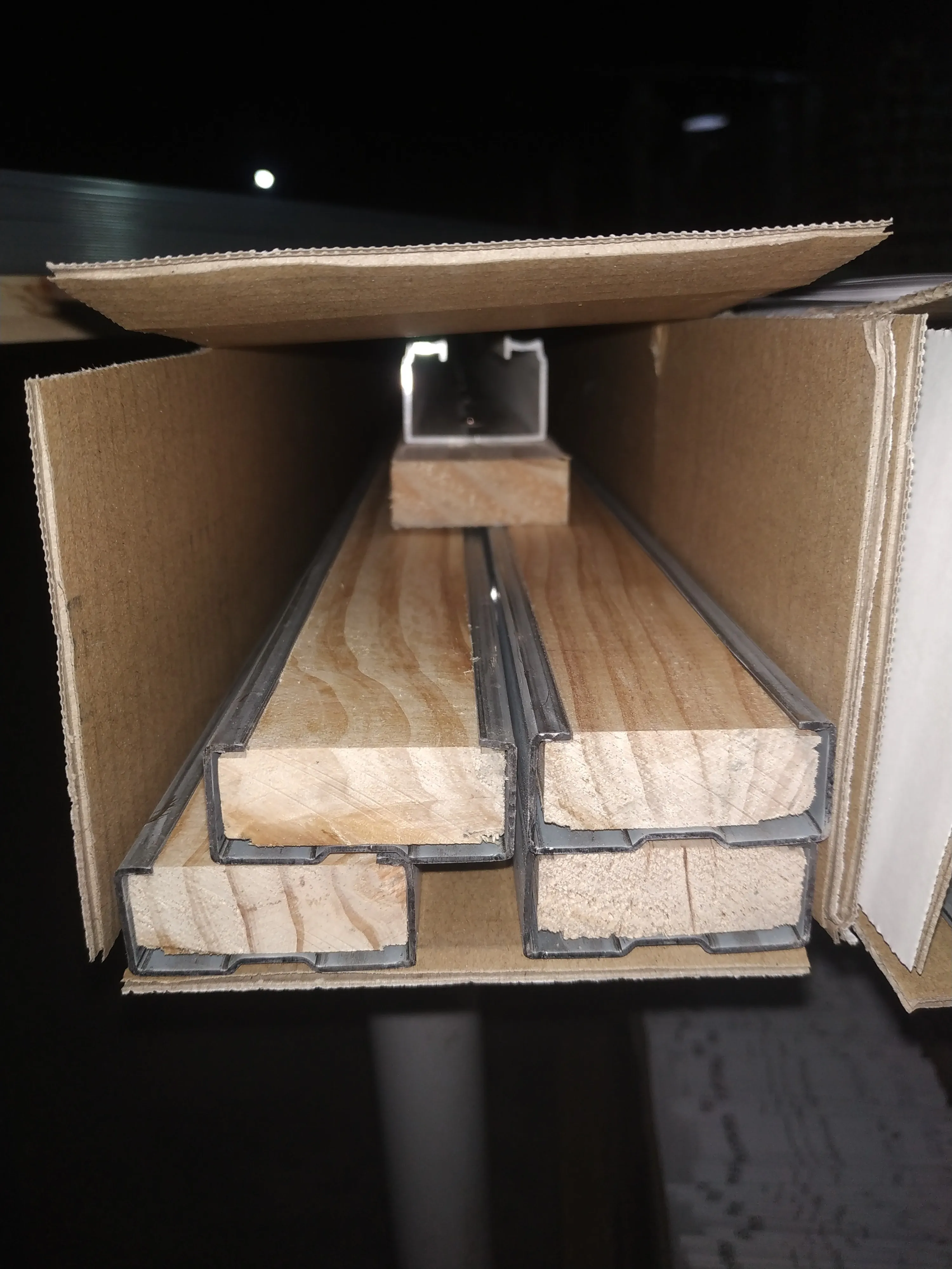 Aluminum Bi-fold Pocket Door Barn Door Hardware Kit Hidden Sliding Door ...