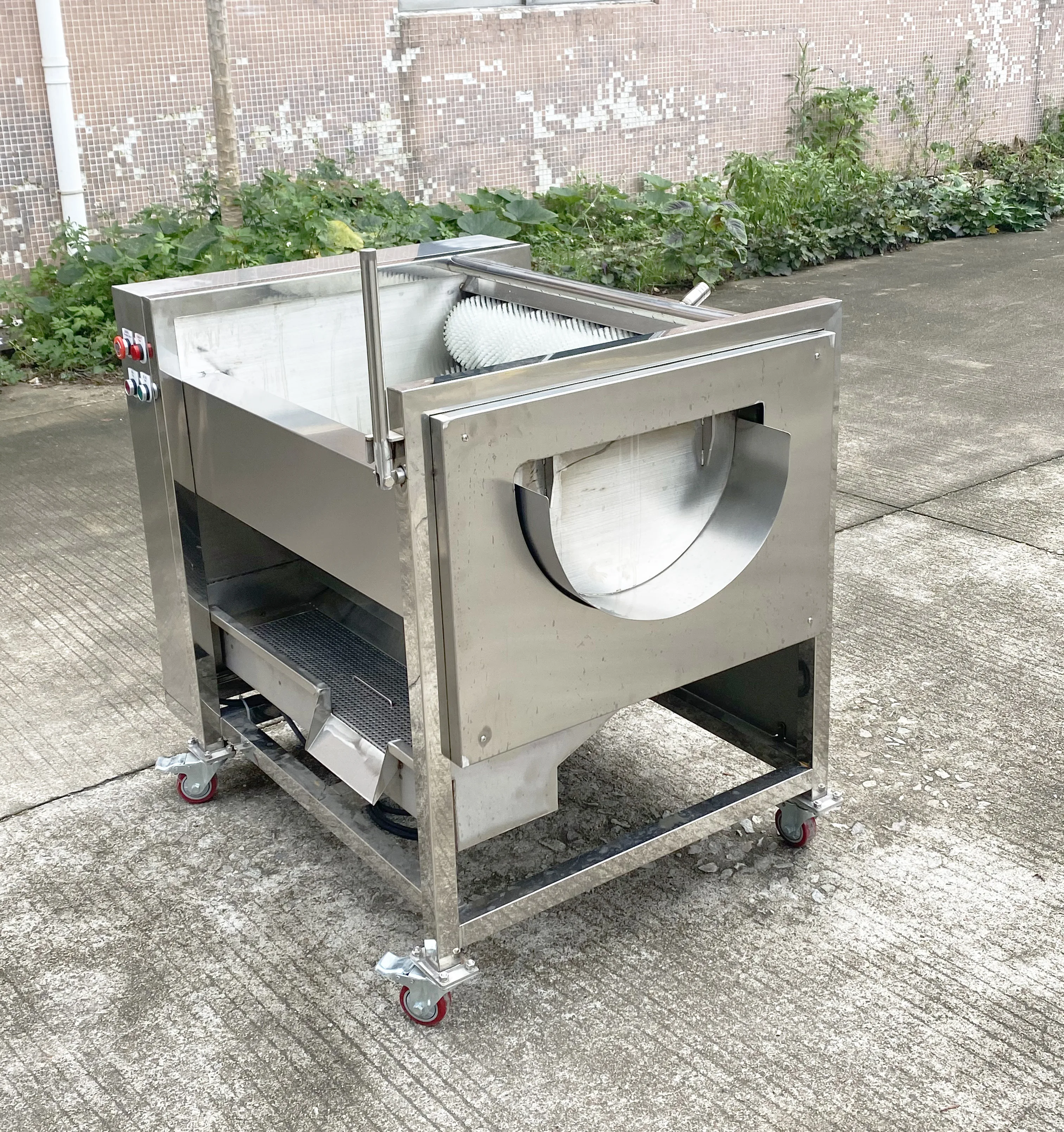 Industrial Cassava Taro Sweet Potato Ginger Washing And Peeling Machine ...