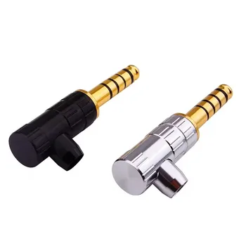 Right Angle 4.4mm 5 Pole Male Headphone Plug Audio Adapter Jack ...