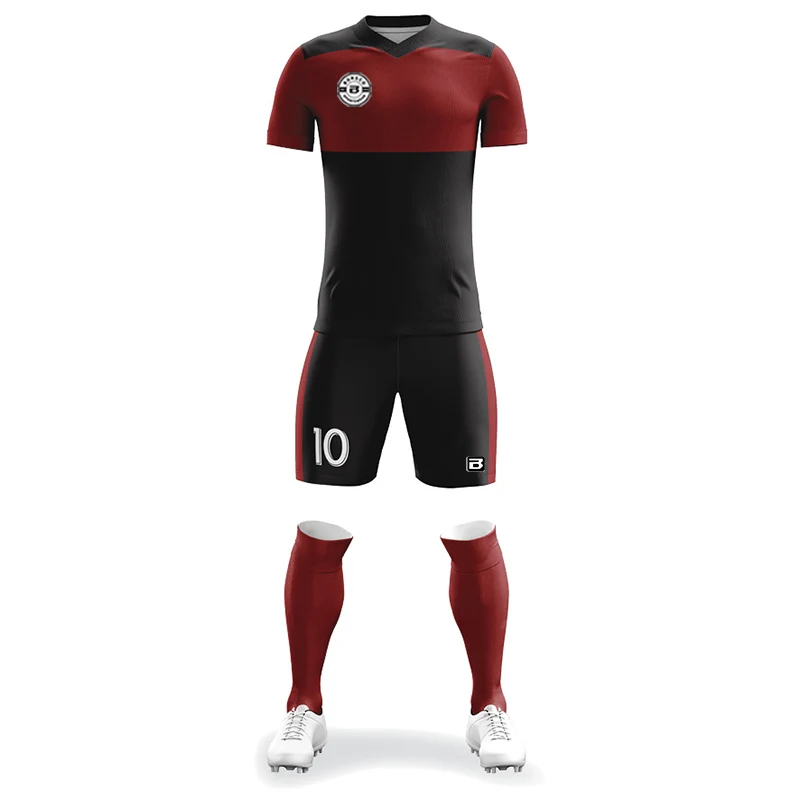 Custom Full Set Soccer Uniform Football Training Suit Football Uniform ...