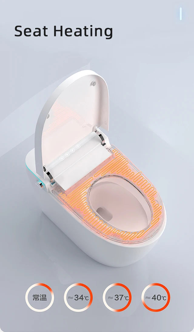 Fashion Auto Sensor Flush Open Electric One Piece Automatic Modern Wc ...