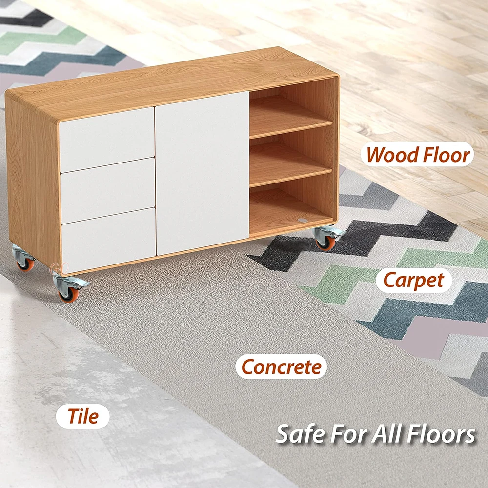 Heavy Duty Rigid Removable Workbench 3inch Castors Wheels With Lock ...