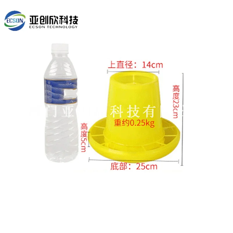 Poultry Feeding Bucket groove Chicken with Feeder to Prevent the ...
