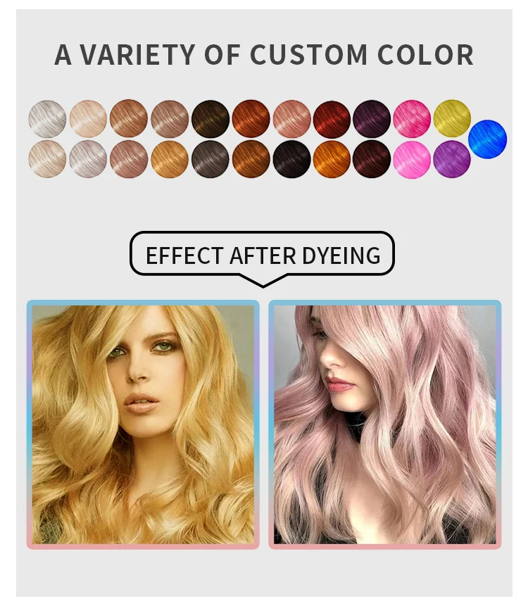 Diwei Hair Color Dye - Professional Blond Cream Packaging