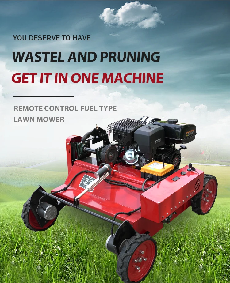 2024 MJYL Industrial DIY Wheeled Lawn Mower 420cc Remote Control Robot for Farmers| Alibaba.com