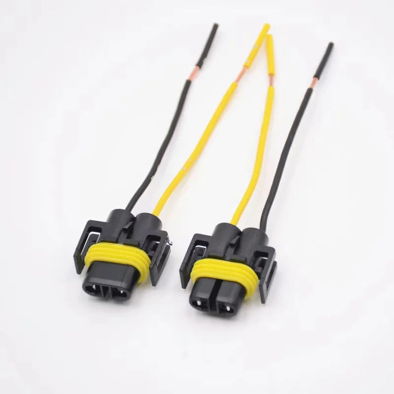 H8 H11 Female Adapter Wiring Harness Socket For Hid Led Headlight Fog ...