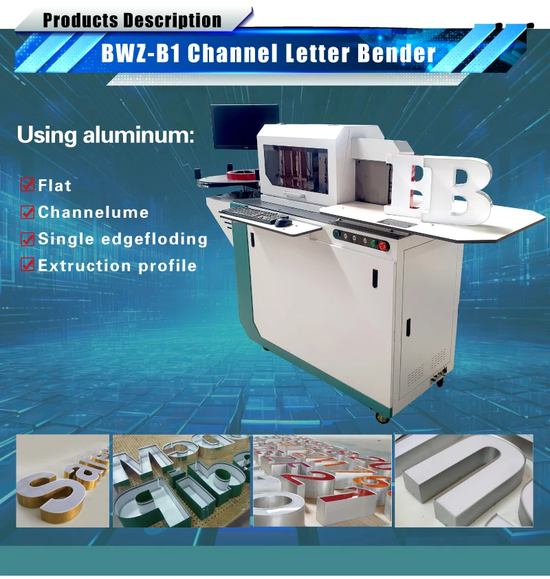 Bytcnc Large Outdoor Signage Channel Letter Bending Machine For Make ...