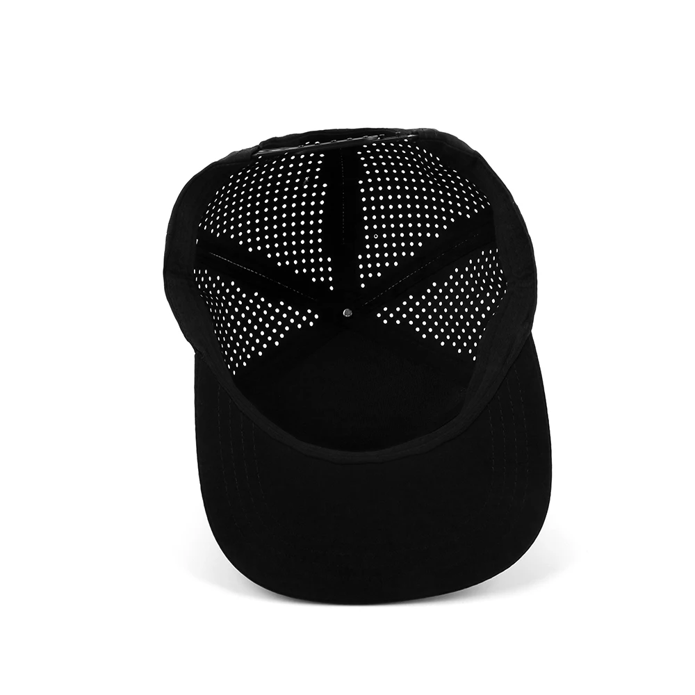 Custom High Quality 7 Panel Flat Bill PVC Patch Gorras