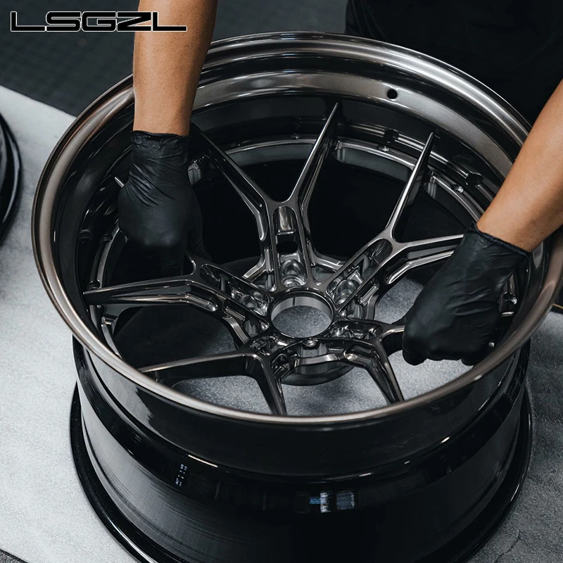Deep Lip Concave Chrome Aluminum Alloy Wheels for Audi BMW