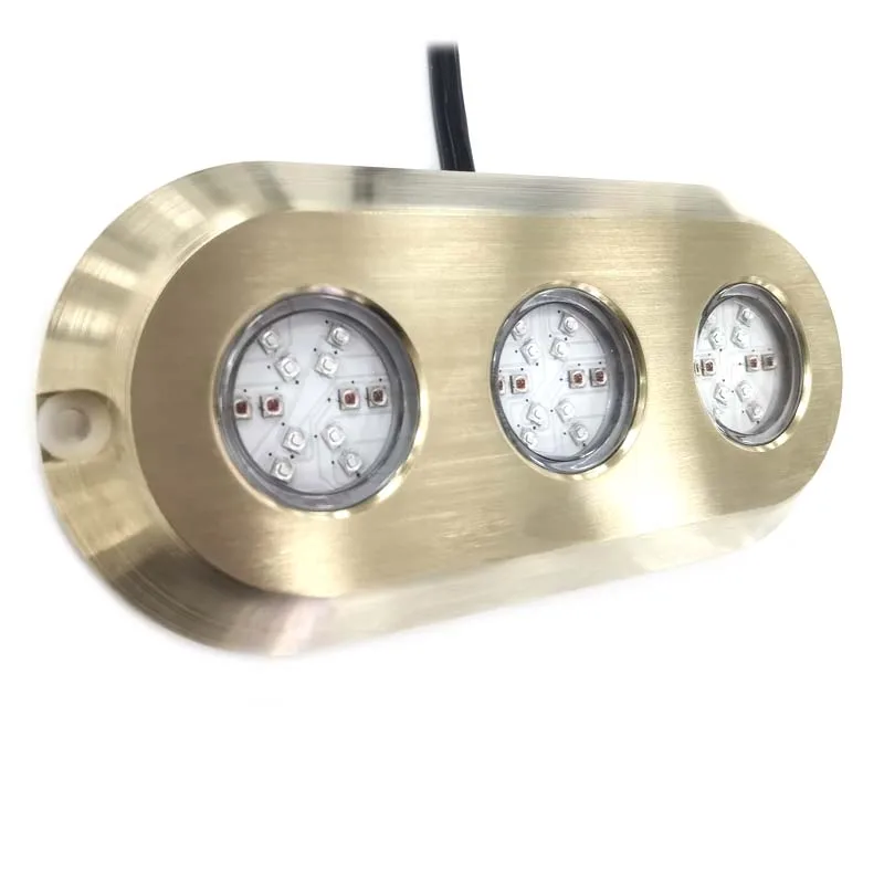 Marine Bronze Casing 180w Bright Underwater Led Lights Waterproof ...